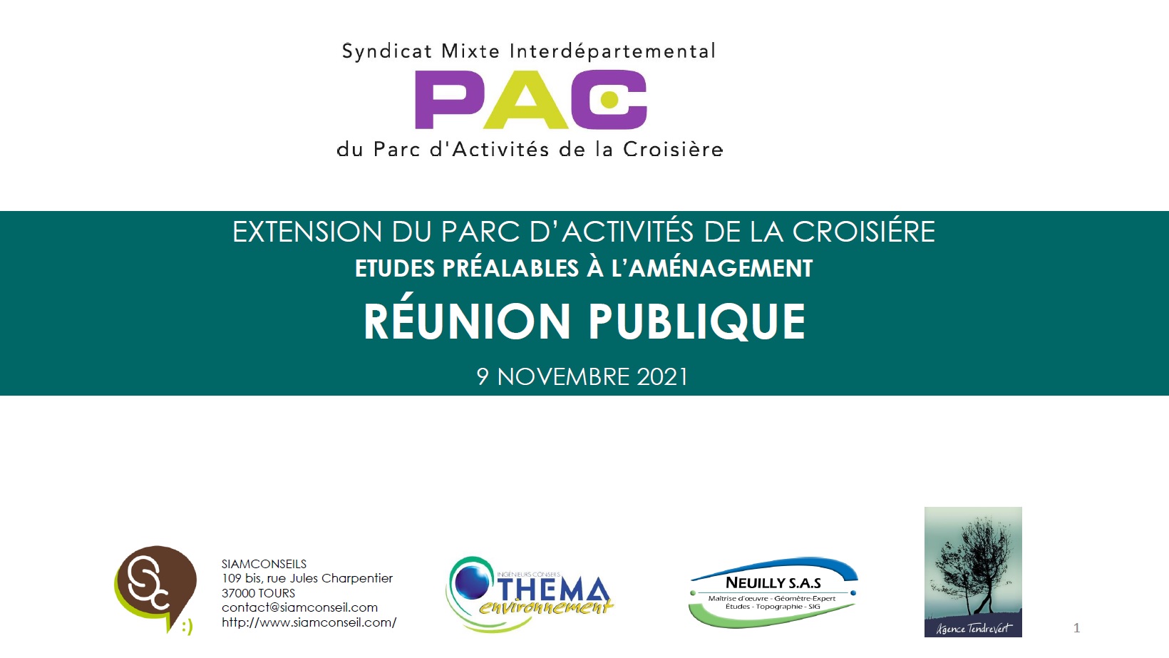 SMIPAC : Exposé présenté en réunion publique